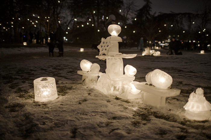 A Trail of Lights at the Luminary Loppet in Minneapolis - Wander The Map