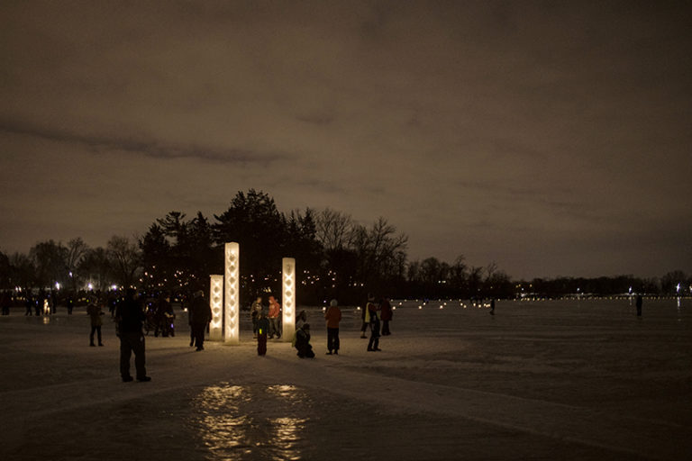 A Trail of Lights at the Luminary Loppet in Minneapolis - Wander The Map